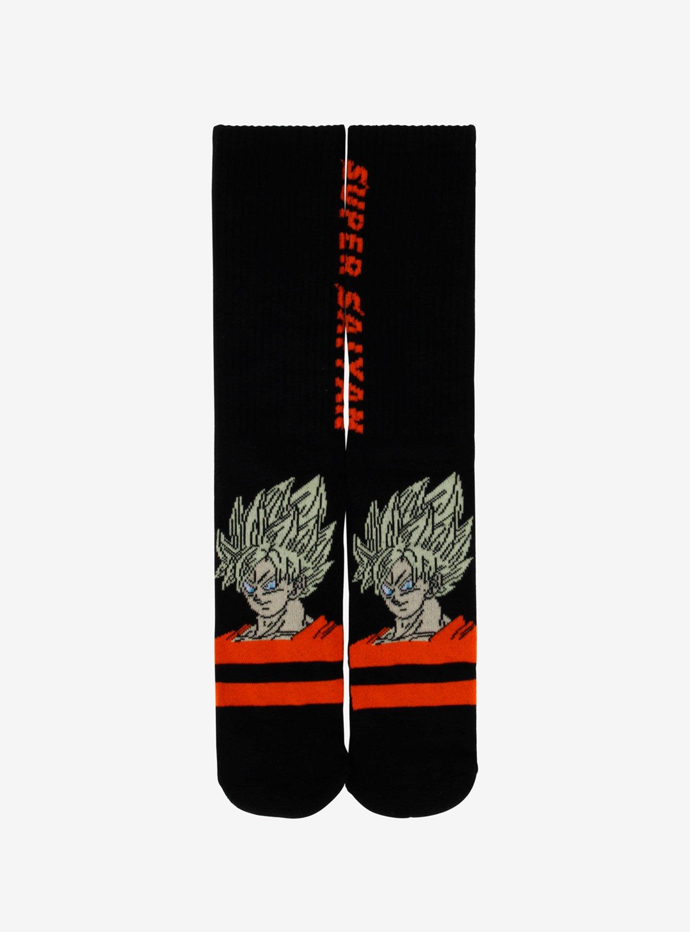 Dragon Ball Z Super Saiyan Goku Crew Socks | BoxLunch