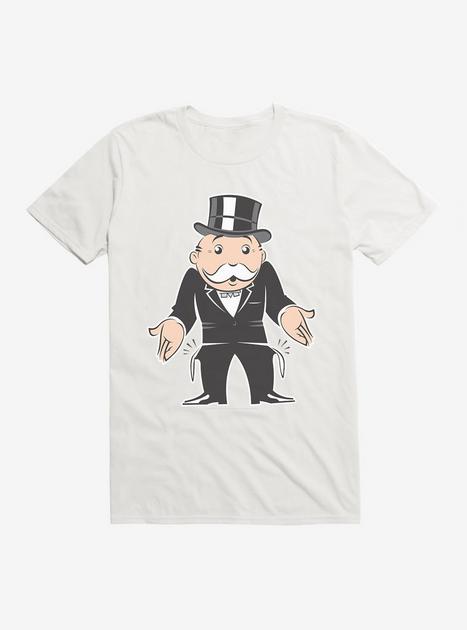 Monopoly Mr. Monopoly Empty Pockets T-Shirt | Hot Topic