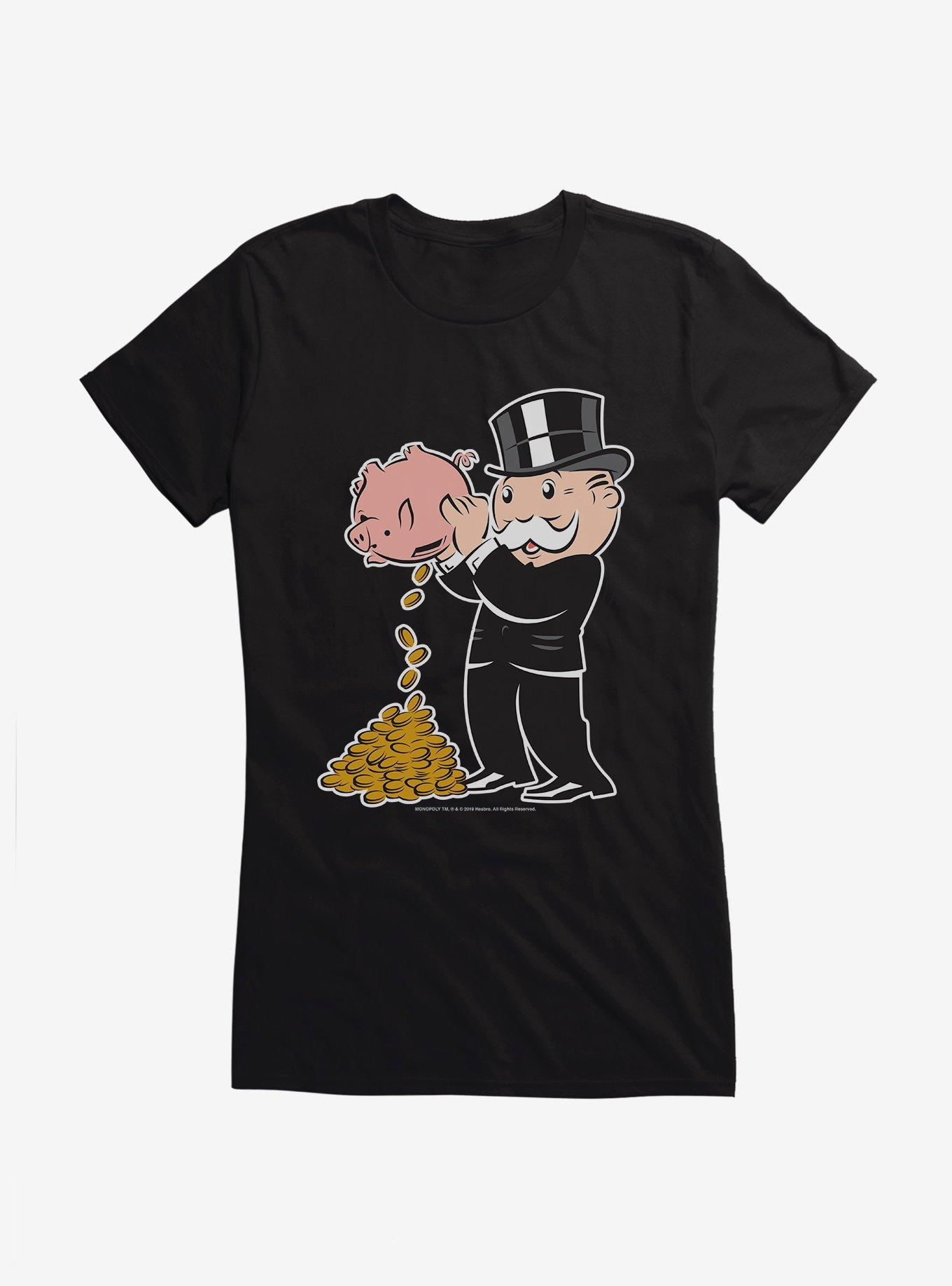 Monopoly Mr. Monopoly Piggy Bank Girls T-Shirt | Hot Topic