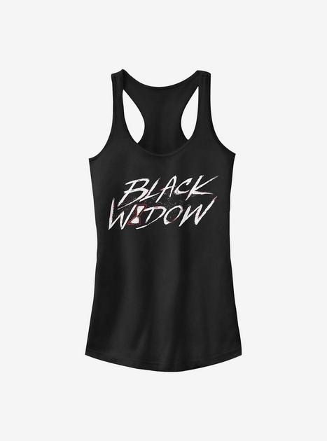 Marvel Black Widow Widow Paint Girls Tank - BLACK | Hot Topic