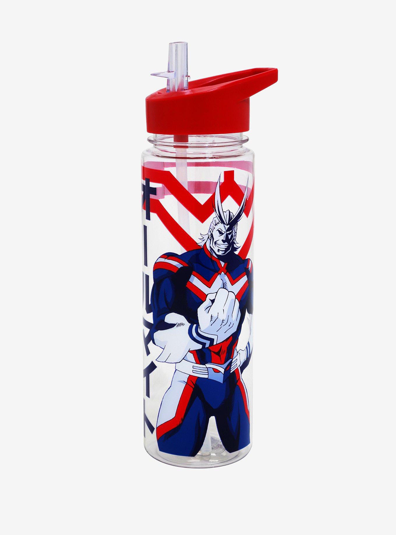 My Hero Academia All Might Katakana Water Bottle | BoxLunch