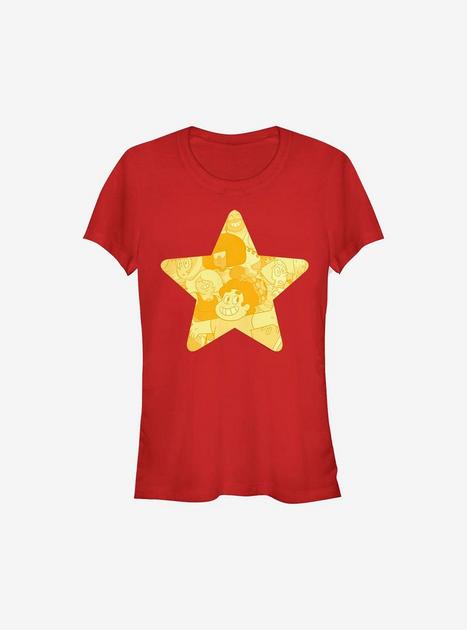 Steven Universe Steven Star Girls T-Shirt - RED | Hot Topic