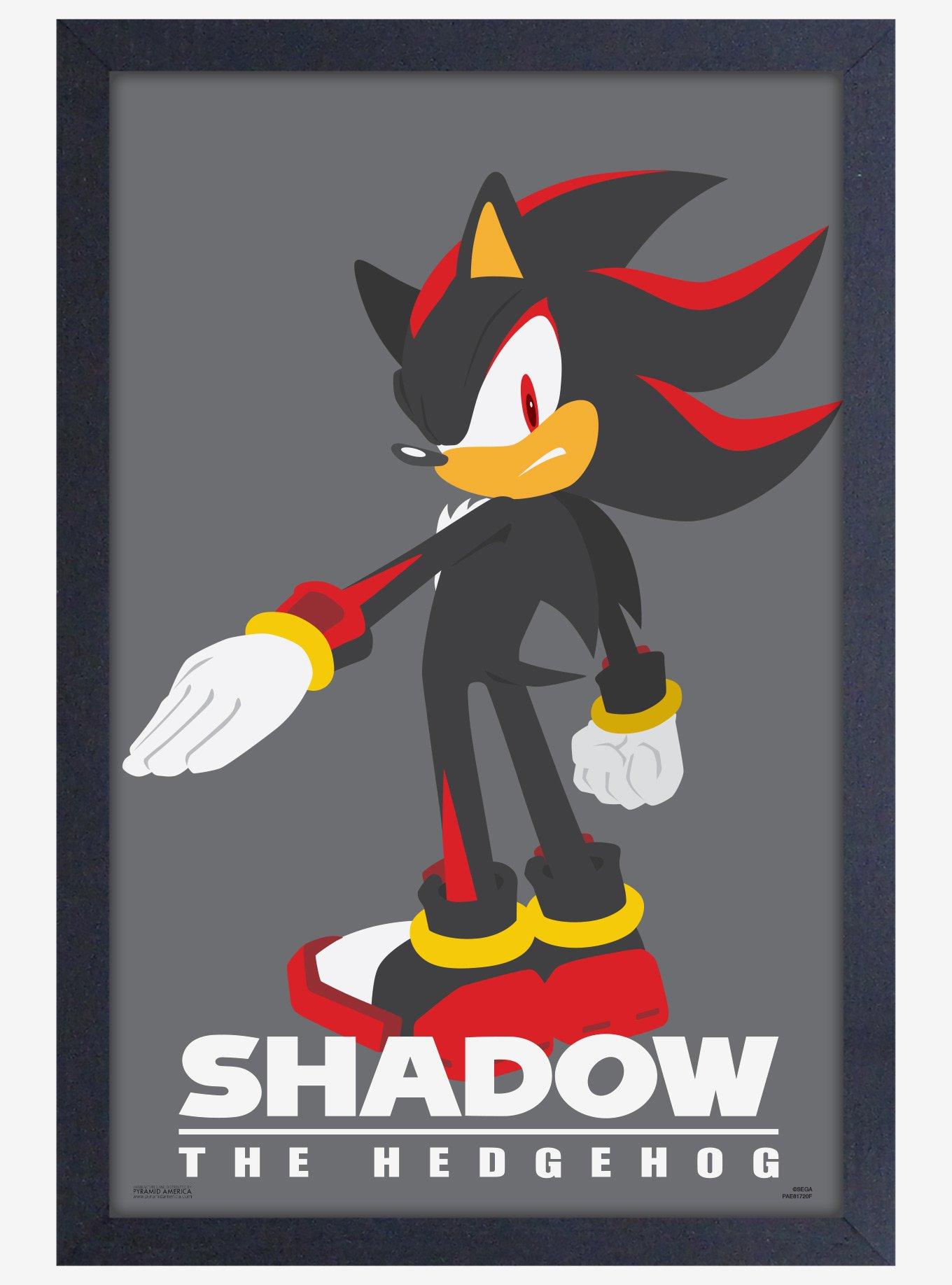 Sonic The Hedgehog Modern Character Shadow Poster | BoxLunch