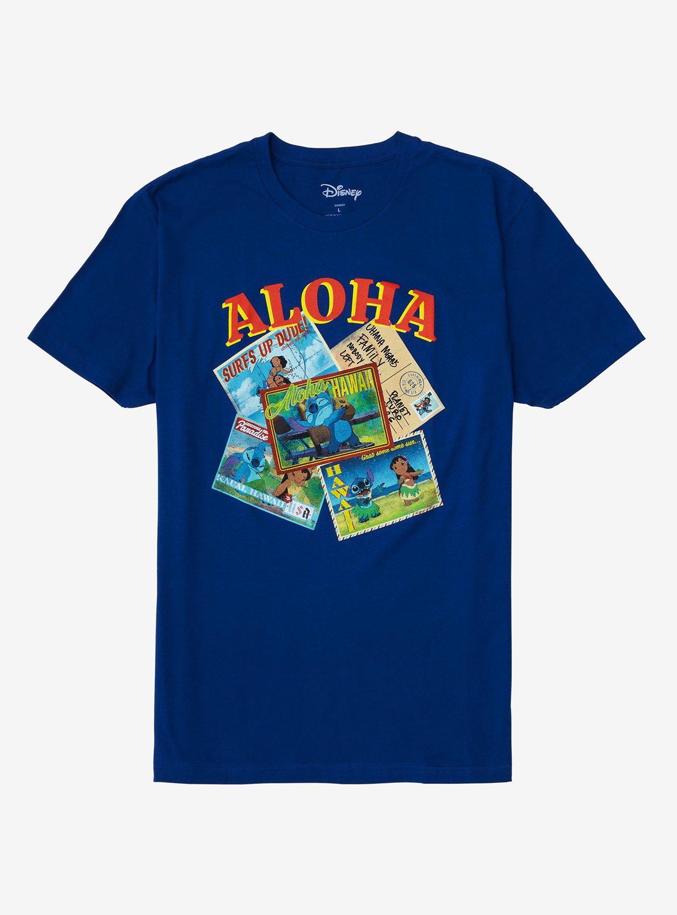 Disney Lilo & Stitch Postcards T-Shirt - BoxLunch Exclusive | BoxLunch