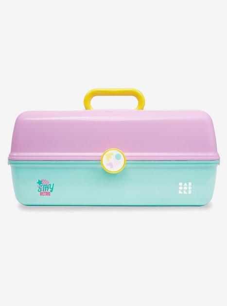 Caboodles XL Ultimate Retro On-The-Go Girl Light Blue and Pink | BoxLunch