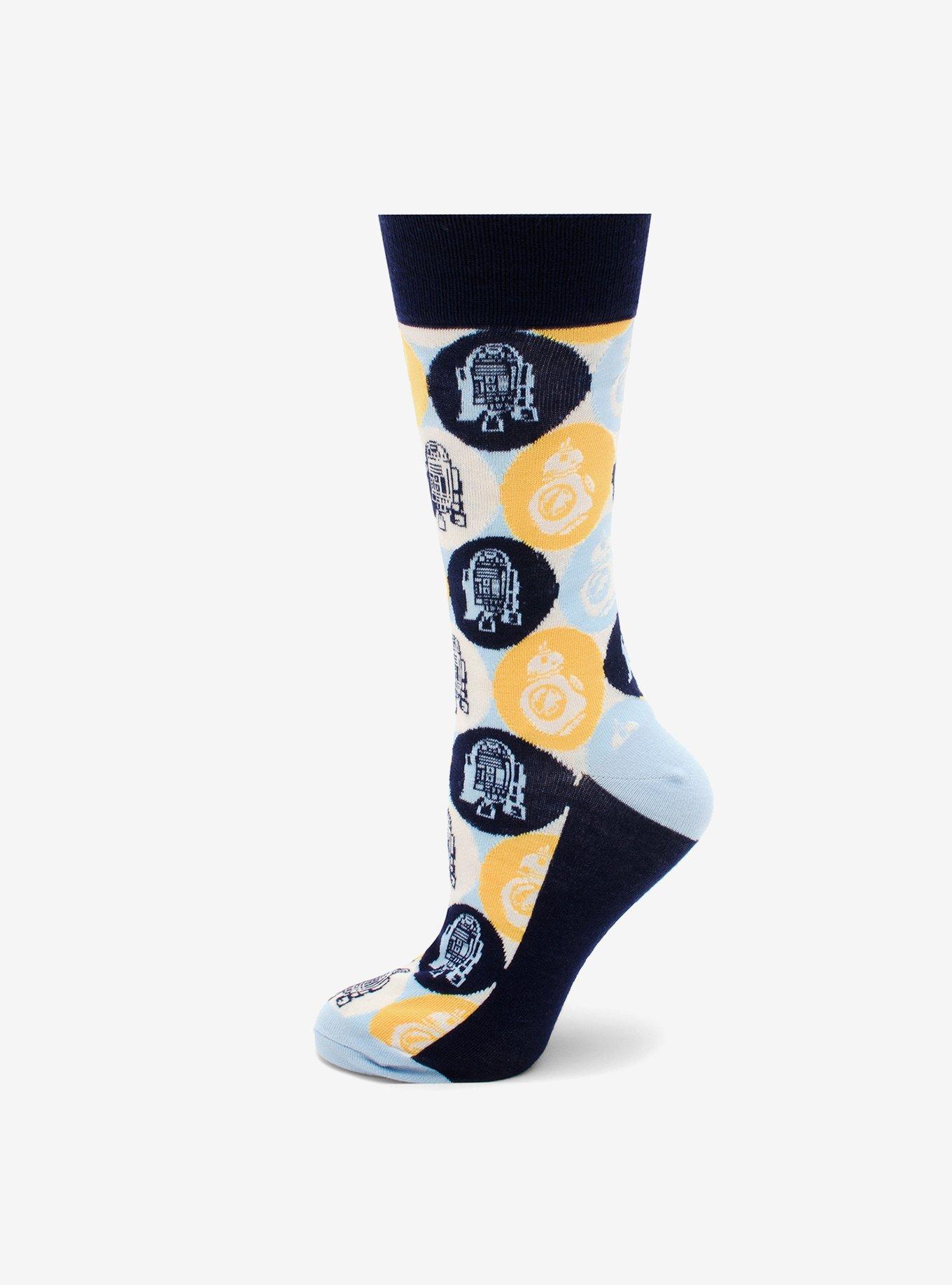 Star Wars R2-D2 and BB-8 Pop Art Socks | BoxLunch
