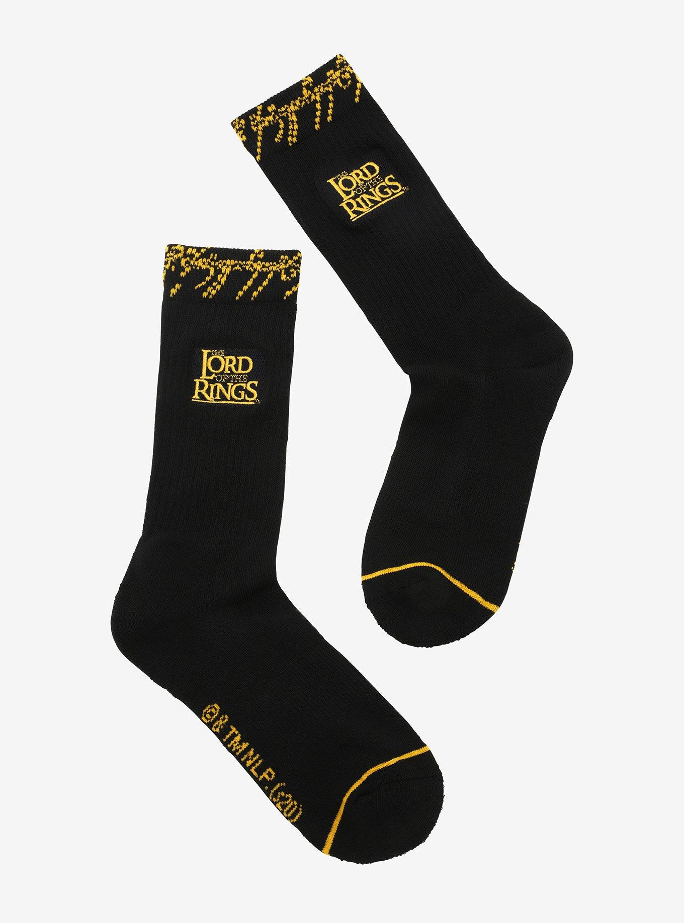 The Lord Of The Rings One Ring Crew Socks | Hot Topic