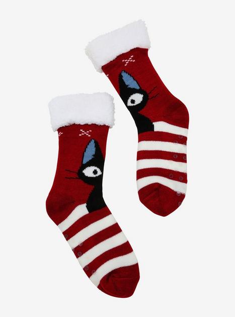 Studio Ghibli Kiki's Delivery Service Jiji Cozy Slipper Socks | Hot Topic