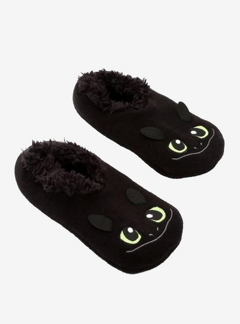 How To Train Your Dragon Toothless Cozy Slippers | Hot Topic