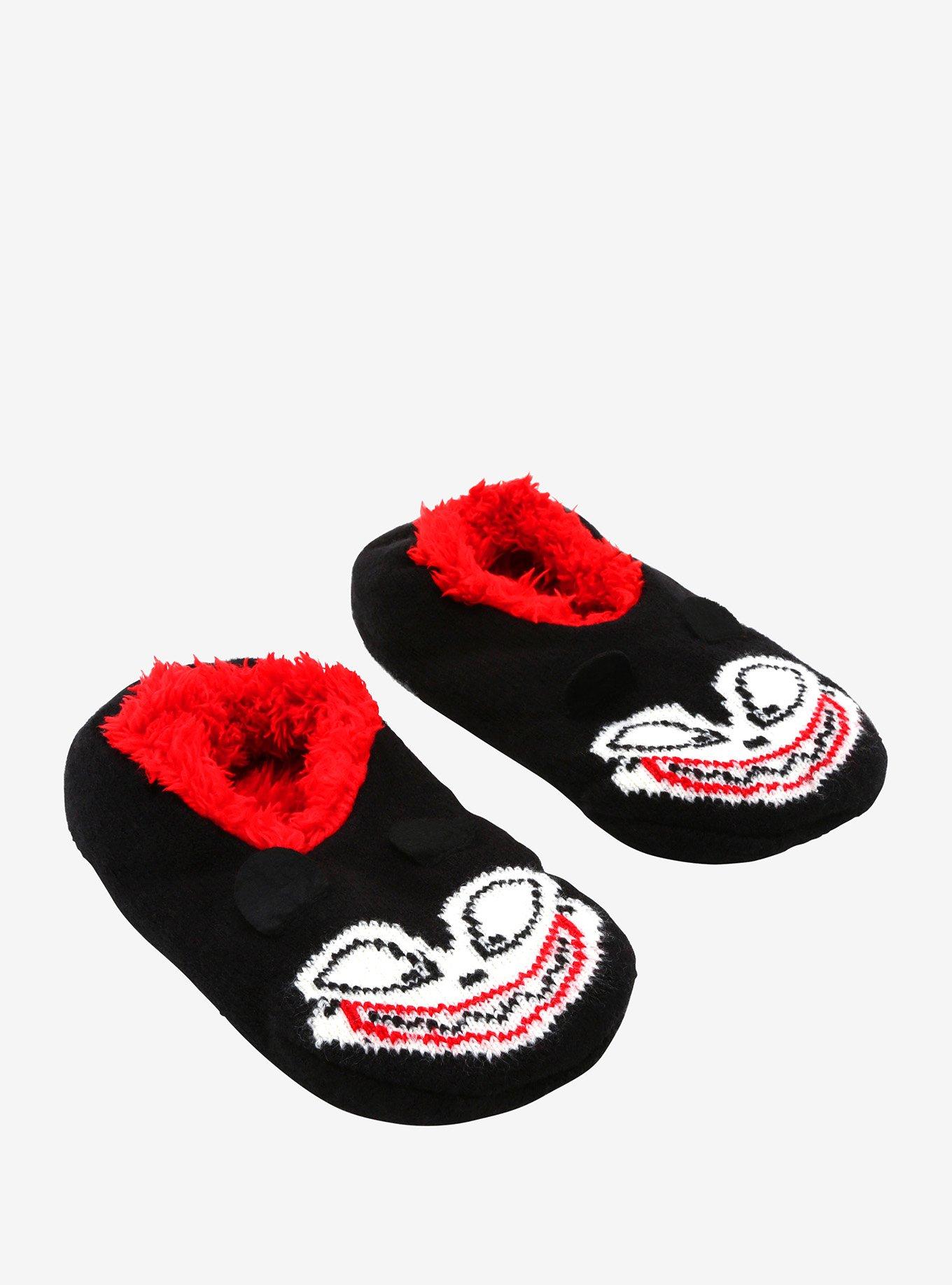 The Nightmare Before Christmas Scary Teddy Cozy Slippers | Hot Topic