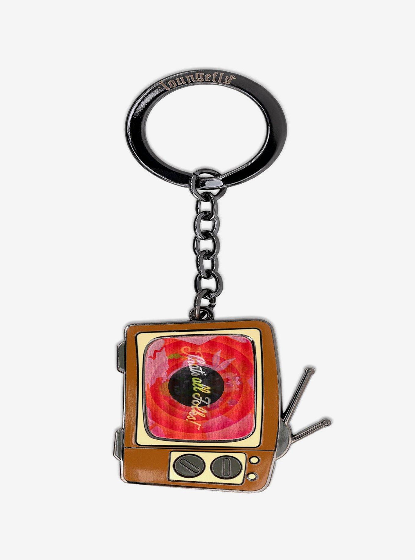 Loungefly Looney Tunes TV Set Lentincular Key Chain | Hot Topic