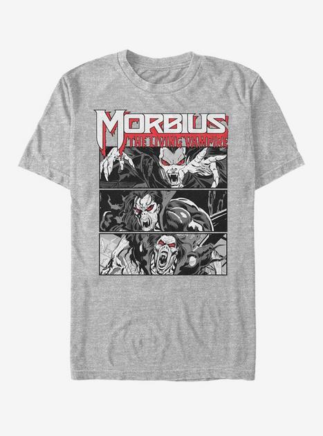 Marvel Morbius Panels T-Shirt - GREY | Hot Topic