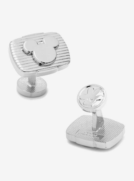 Disney Mickey Mouse Ribbed Mickey Mouse Cufflinks | BoxLunch
