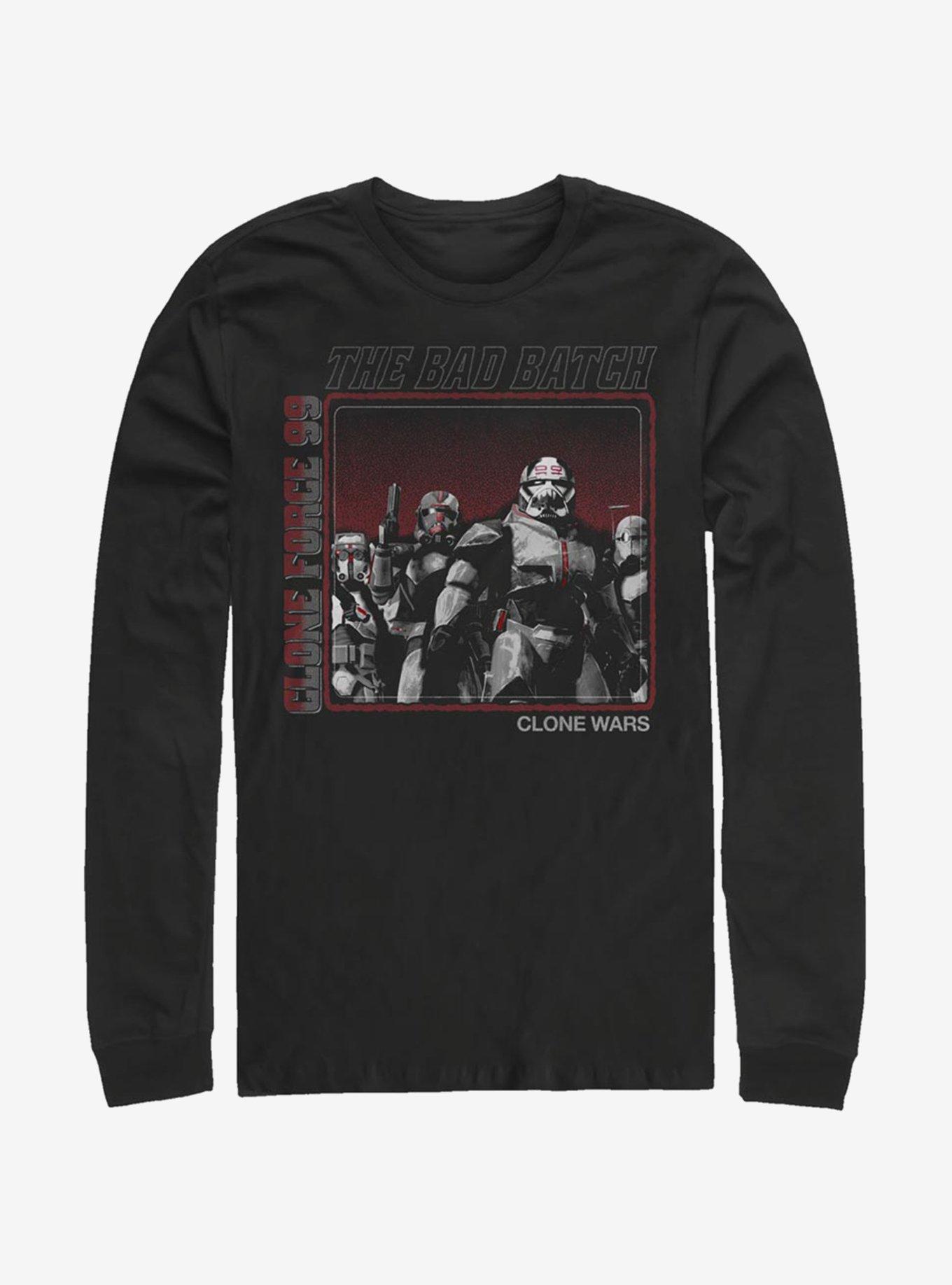 Star Wars: The Clone Wars Bad Batch Long-Sleeve T-Shirt - BLACK | BoxLunch