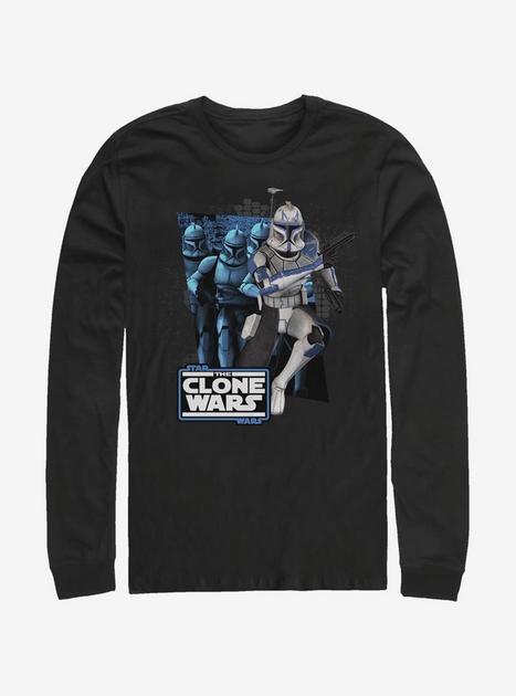 Star Wars: The Clone Wars Captain Rex Trooper Long-Sleeve T-Shirt ...