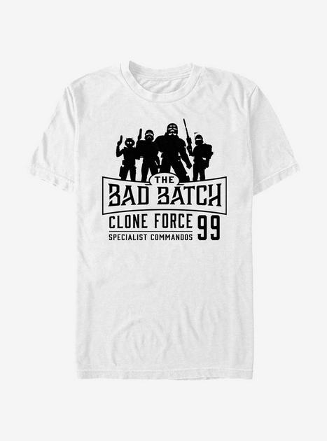 Star Wars: The Clone Wars Bad Batch Emblem T-Shirt - WHITE | BoxLunch
