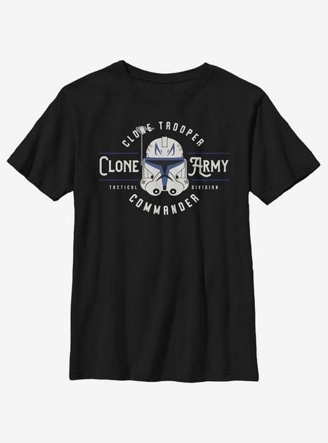 Star Wars: The Clone Wars Clone Army Emblem Youth T-Shirt - BLACK ...