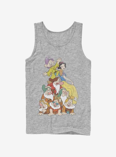 Disney Snow White Squad Dwarf Stack Tank - GREY | Hot Topic