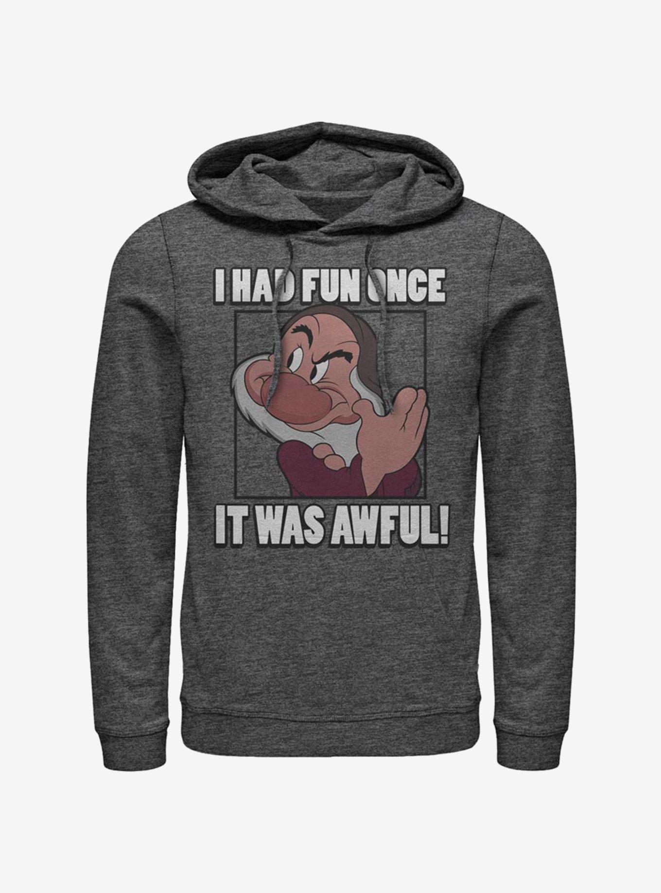 Disney Snow White I Had Fun Hoodie - GREY | Hot Topic