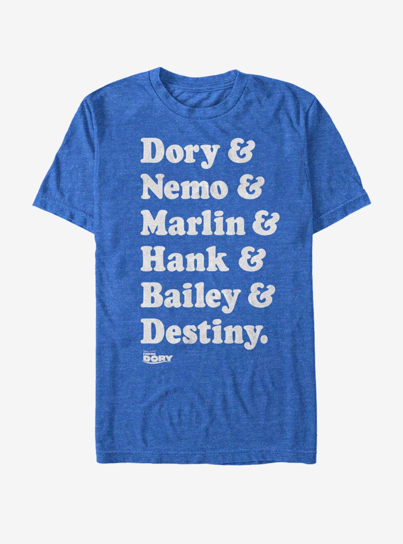 Disney Pixar Finding Dory Roll Call T-Shirt - BLUE | Hot Topic
