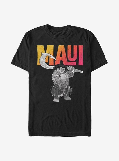 Disney Moana Maui T-Shirt - BLACK | BoxLunch