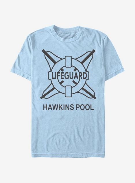 Stranger Things Hawkins Pool Lifeguard T-Shirt - BLUE | BoxLunch