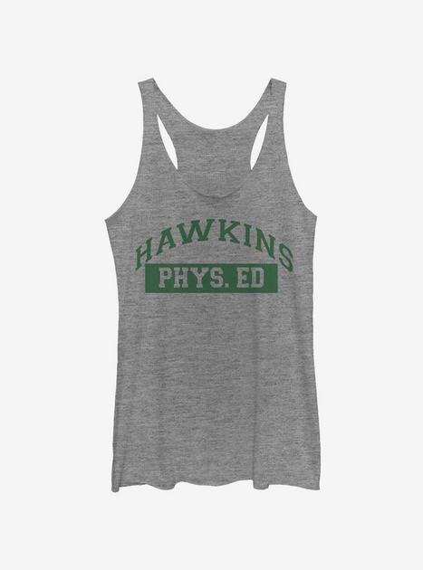 Stranger Things Hawkins Phys. Ed Girls Tank - GREY | Hot Topic