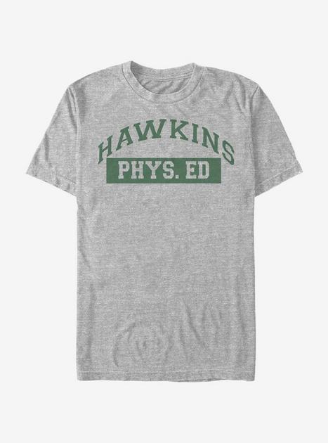 Stranger Things Hawkins Phys. Ed T-Shirt - GREY | Hot Topic