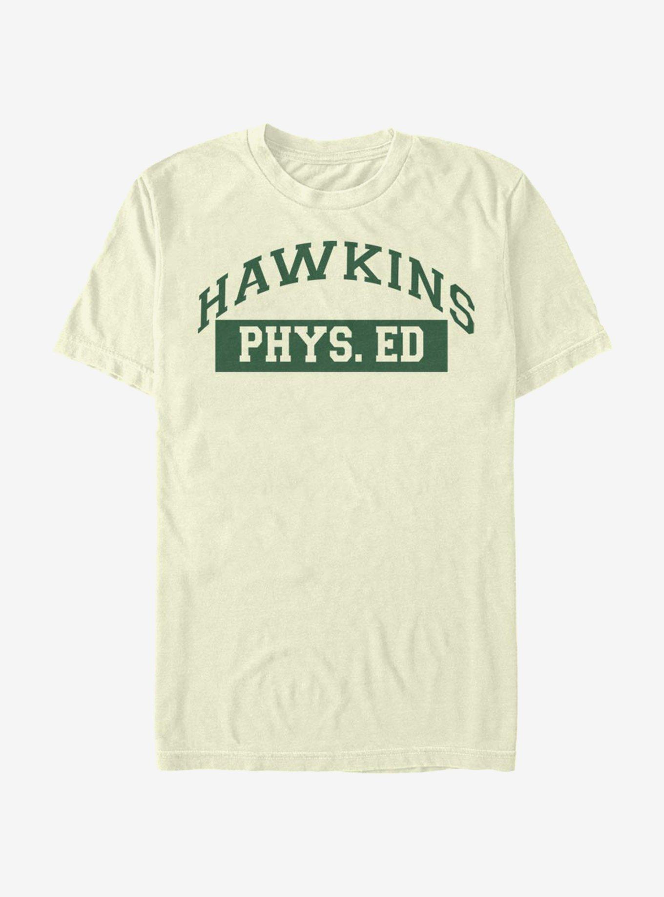 Stranger Things Hawkins Phys. Ed T-Shirt - BEIGE/TAN | Hot Topic