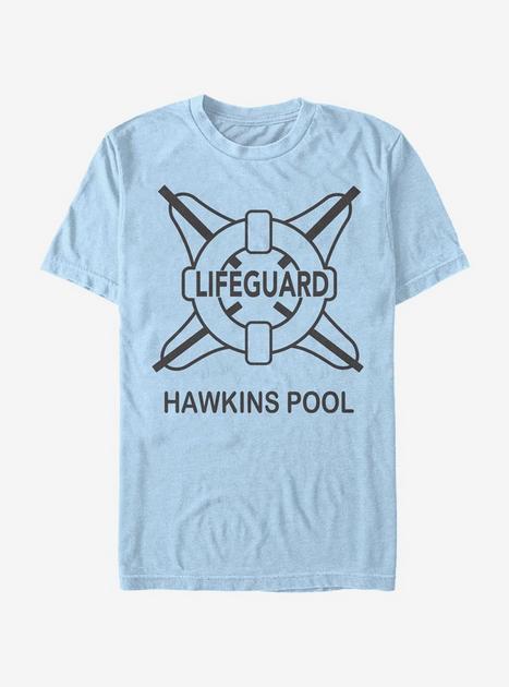 Stranger Things Hawkins Pool Lifeguard T-Shirt - BLUE | Hot Topic