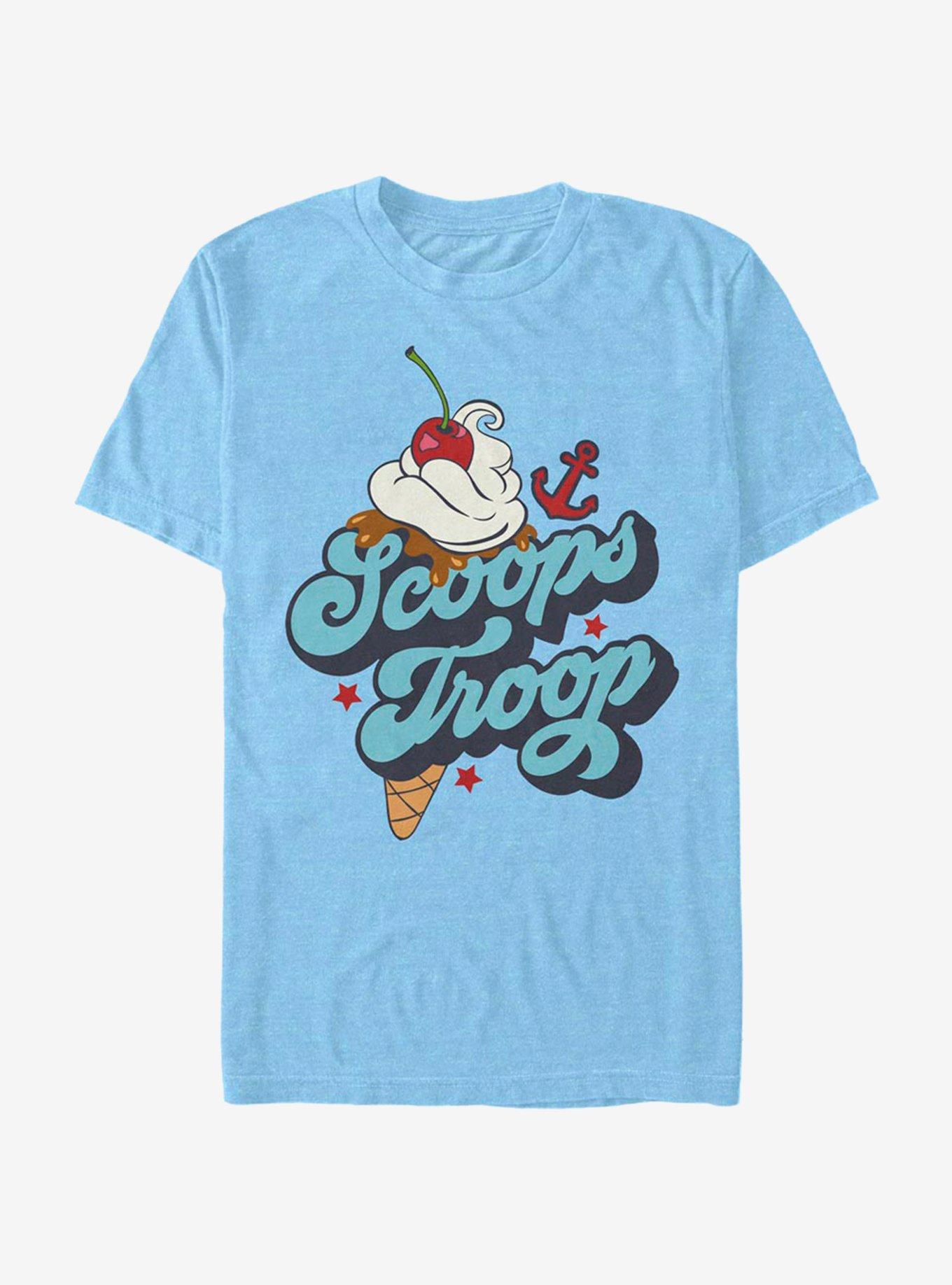 Stranger Things Scoops Troop T-Shirt - BLUE | Hot Topic