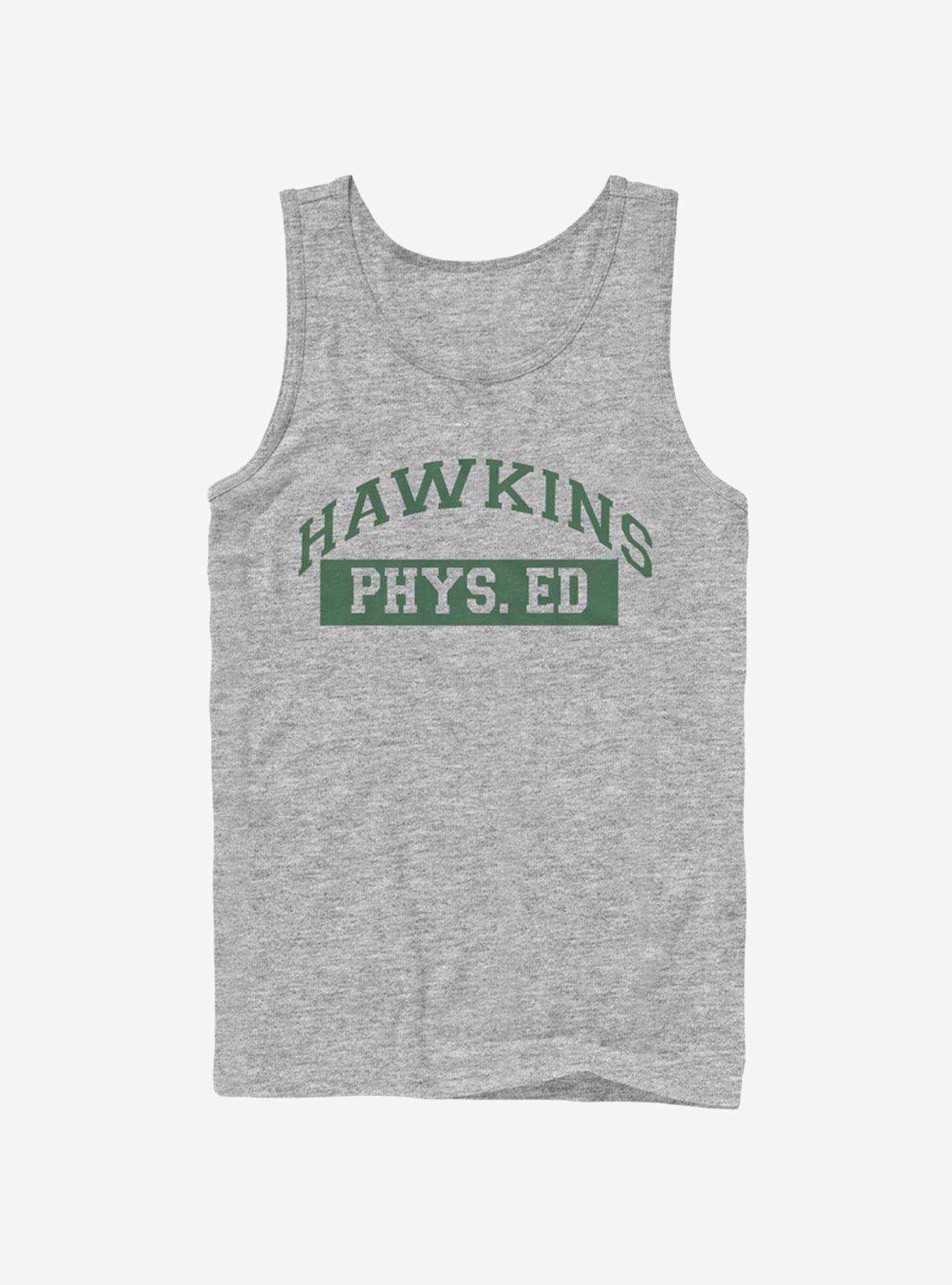 Stranger Things Hawkins Phys. Ed Tank - GREY | Hot Topic