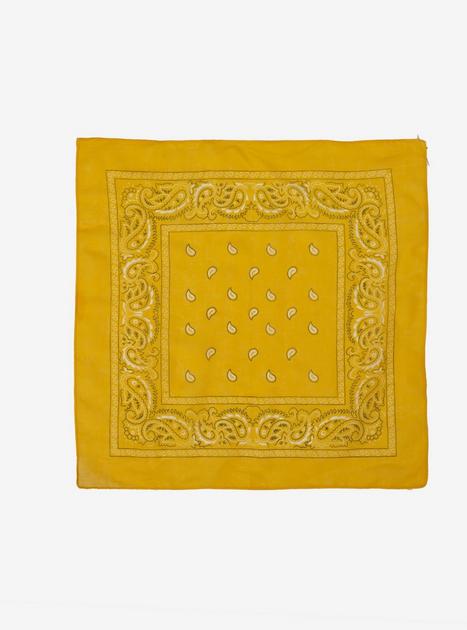 Yellow Paisley Bandana | BoxLunch