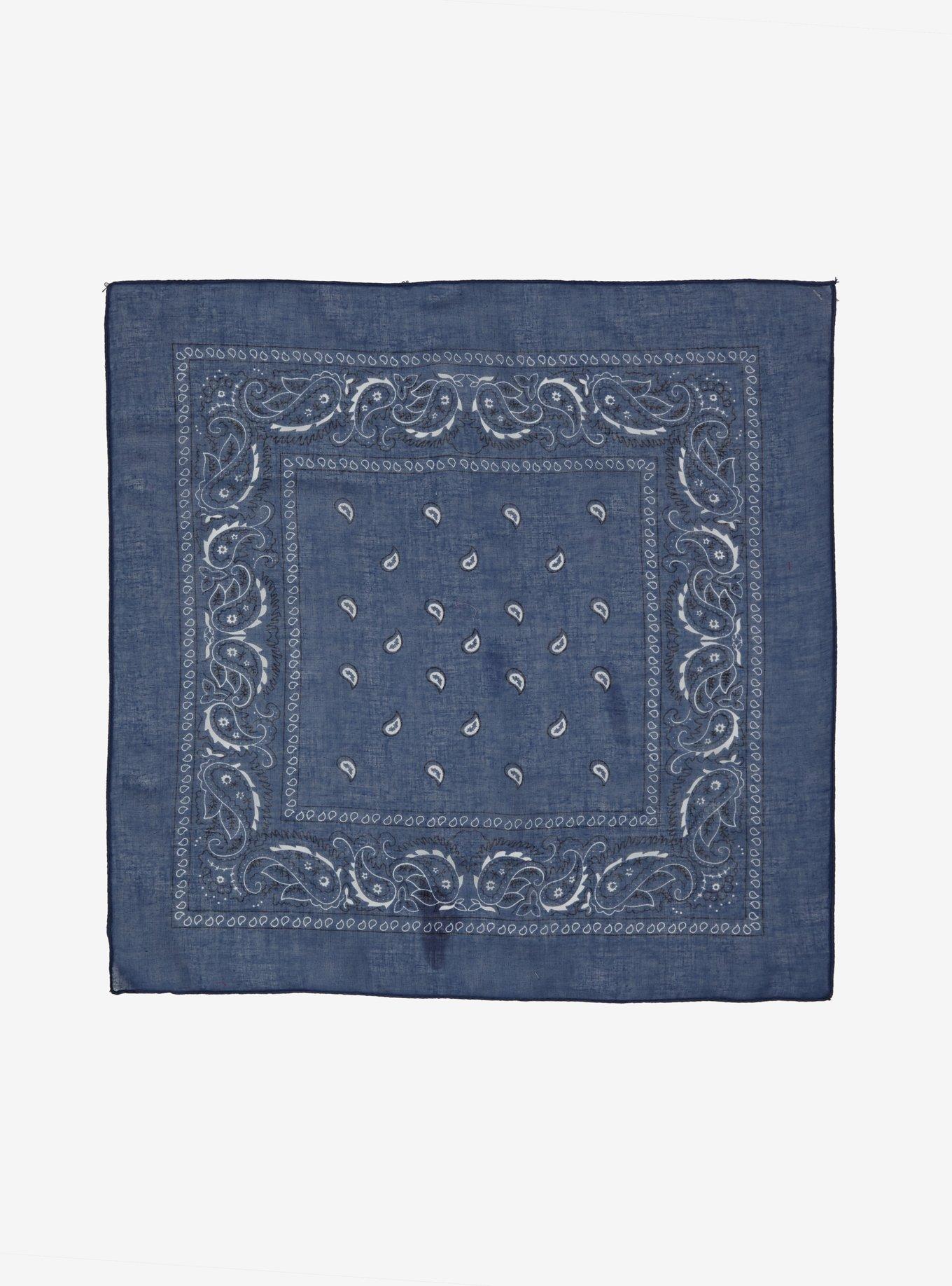 Navy Blue Paisley Bandana | BoxLunch