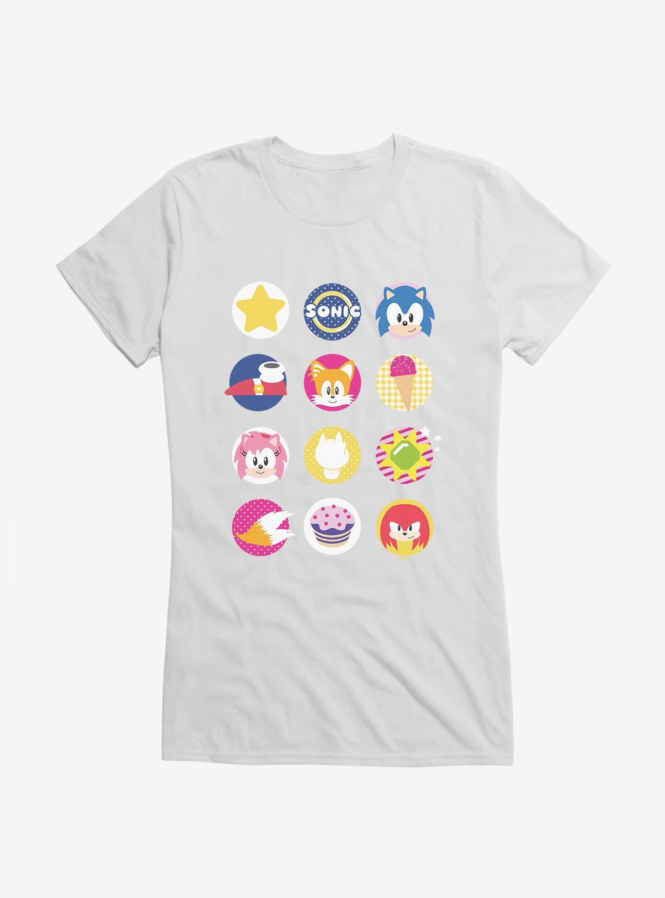 Sonic The Hedgehog Sonic And Friends Icons Girls T-Shirt | Hot Topic
