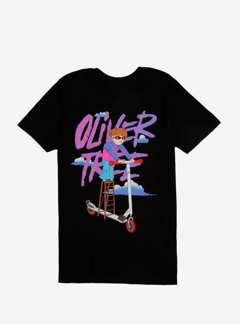 Oliver Tree Cartoon Scooter T-Shirt | Hot Topic