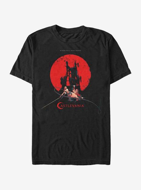 Castlevania Hero Weapons T-Shirt - BLACK | BoxLunch