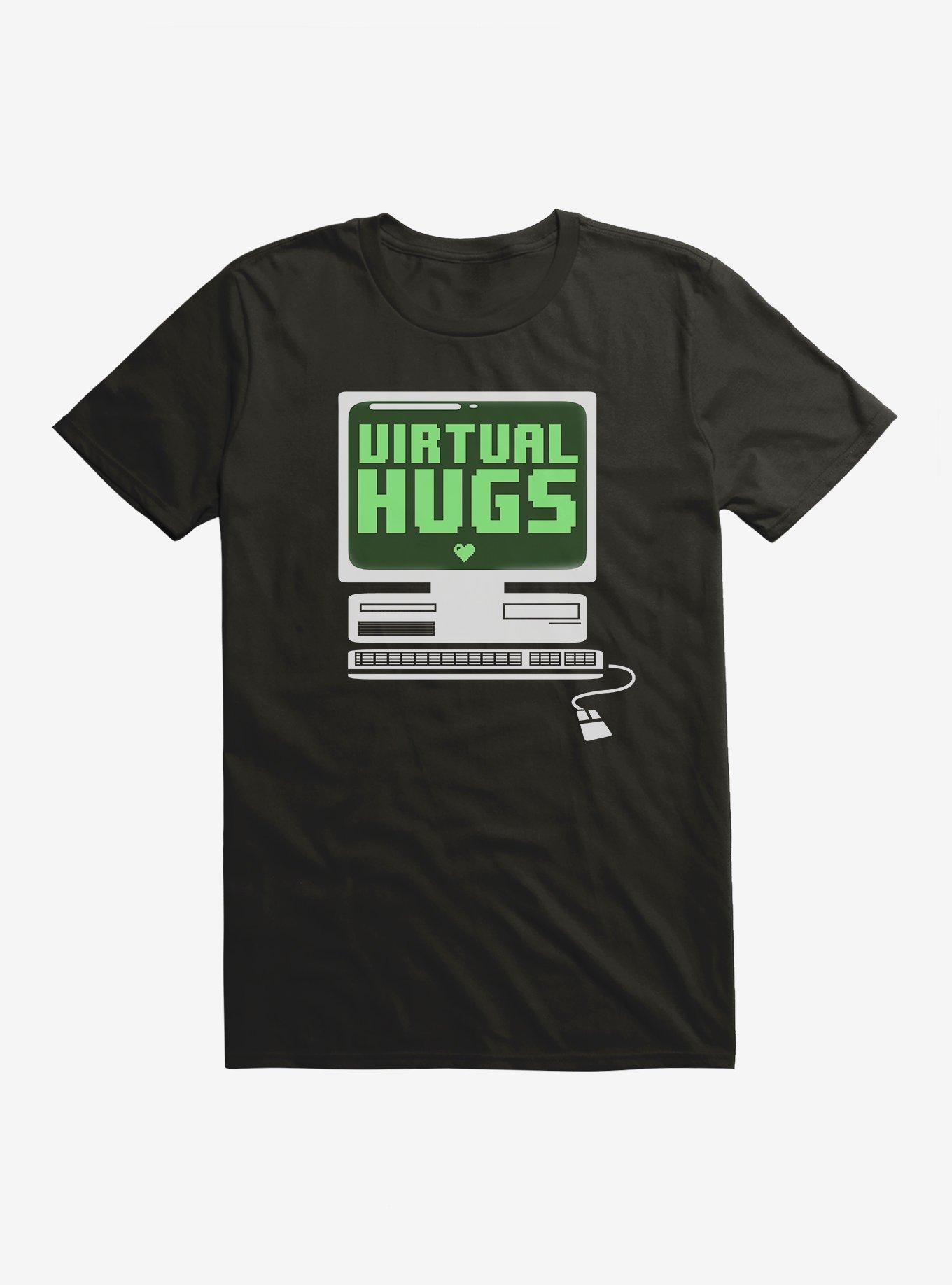 Virtual Hugs T-Shirt - BLACK | Hot Topic