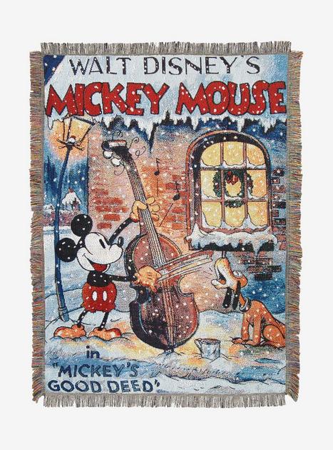 Disney Mickey Mouse Good Deed Tapestry Throw Blanket | Hot Topic