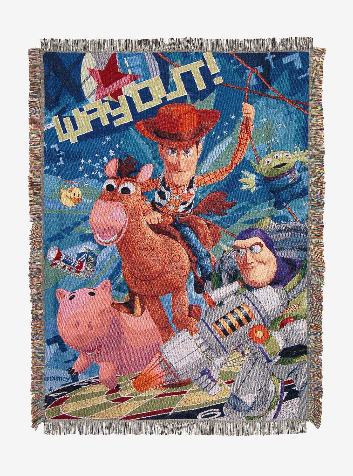 Disney Pixar Toy Story Way Out Tapestry Throw Blanket | Hot Topic