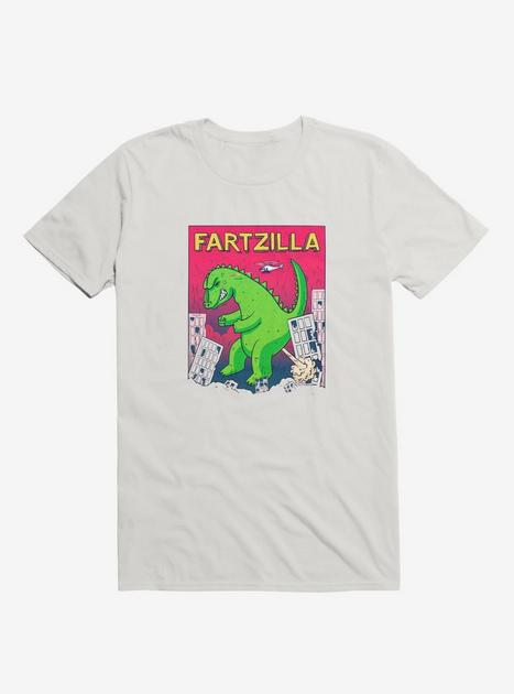 Fartzilla T-Shirt - WHITE | Hot Topic
