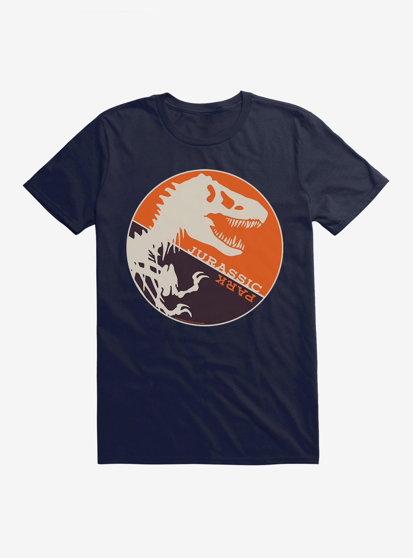 Jurassic Park T-Rex Circle Silhouette T-Shirt | Hot Topic