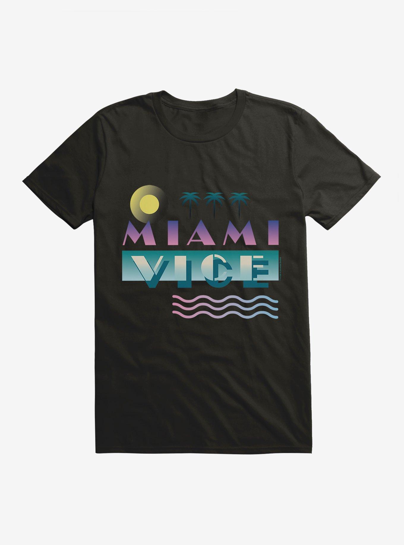 Miami Vice Bold Beach Script T-Shirt | BoxLunch