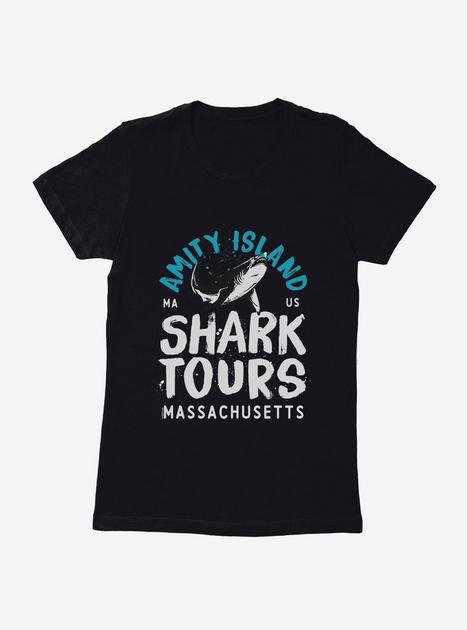 Jaws Amity Island Massachusetts Womens T-Shirt | BoxLunch