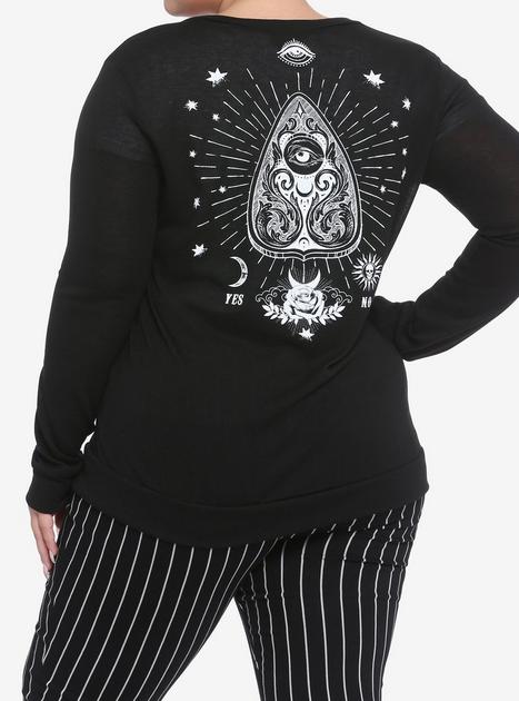 Planchette Back Girls Cardigan Plus Size | Hot Topic