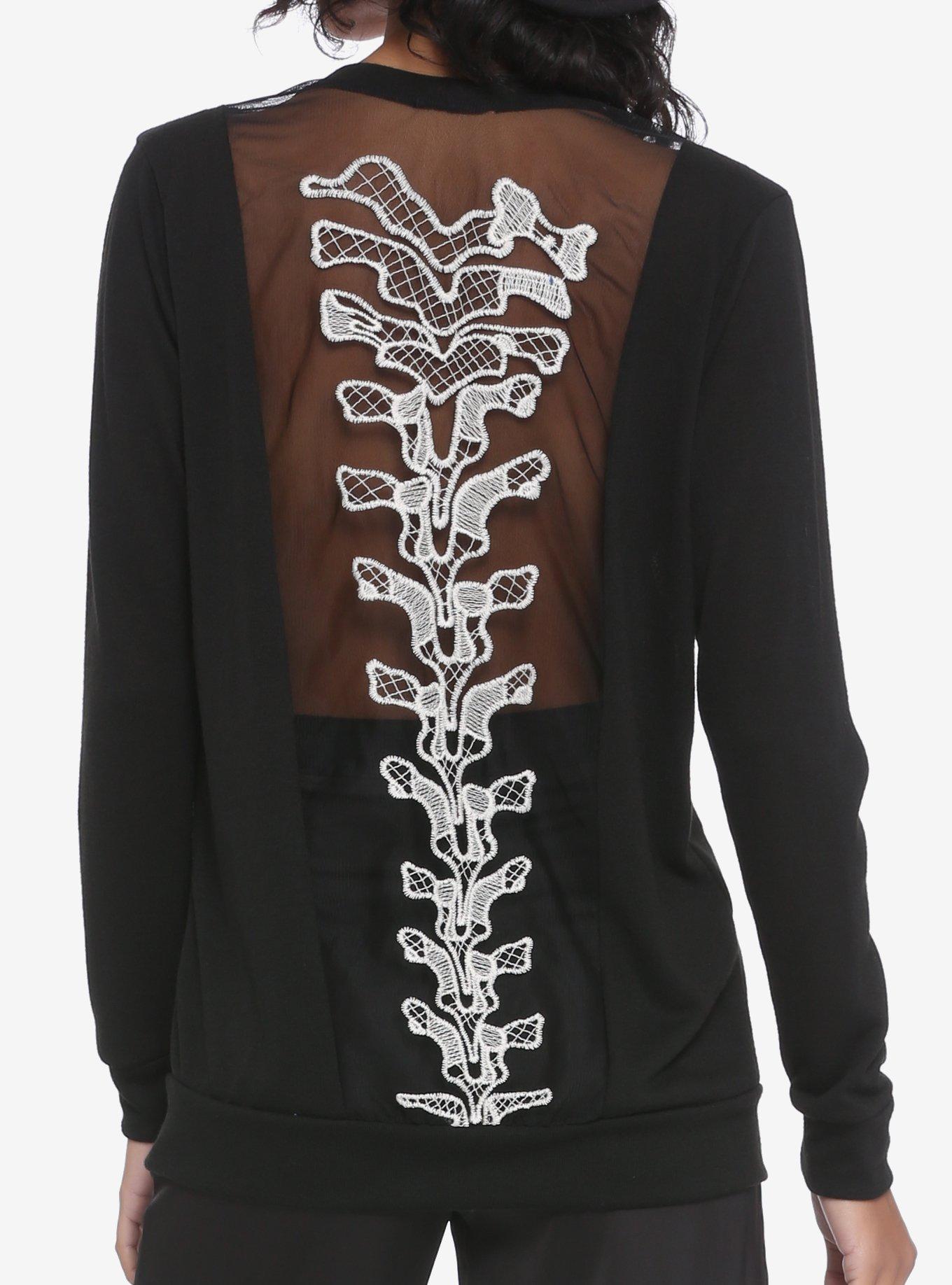 Spine Back Girls Cardigan | Hot Topic