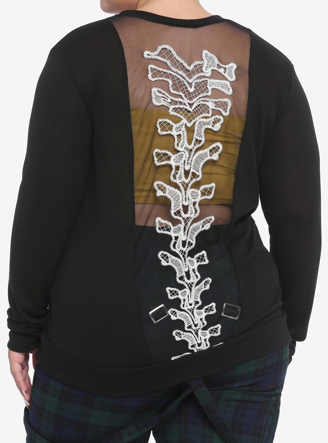 Spine Back Girls Cardigan Plus Size | Hot Topic