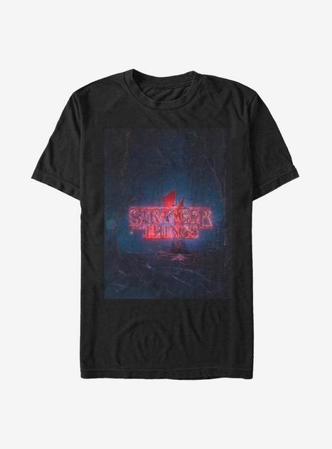 Stranger Things Strange 4 Poster T-Shirt - BLACK | BoxLunch