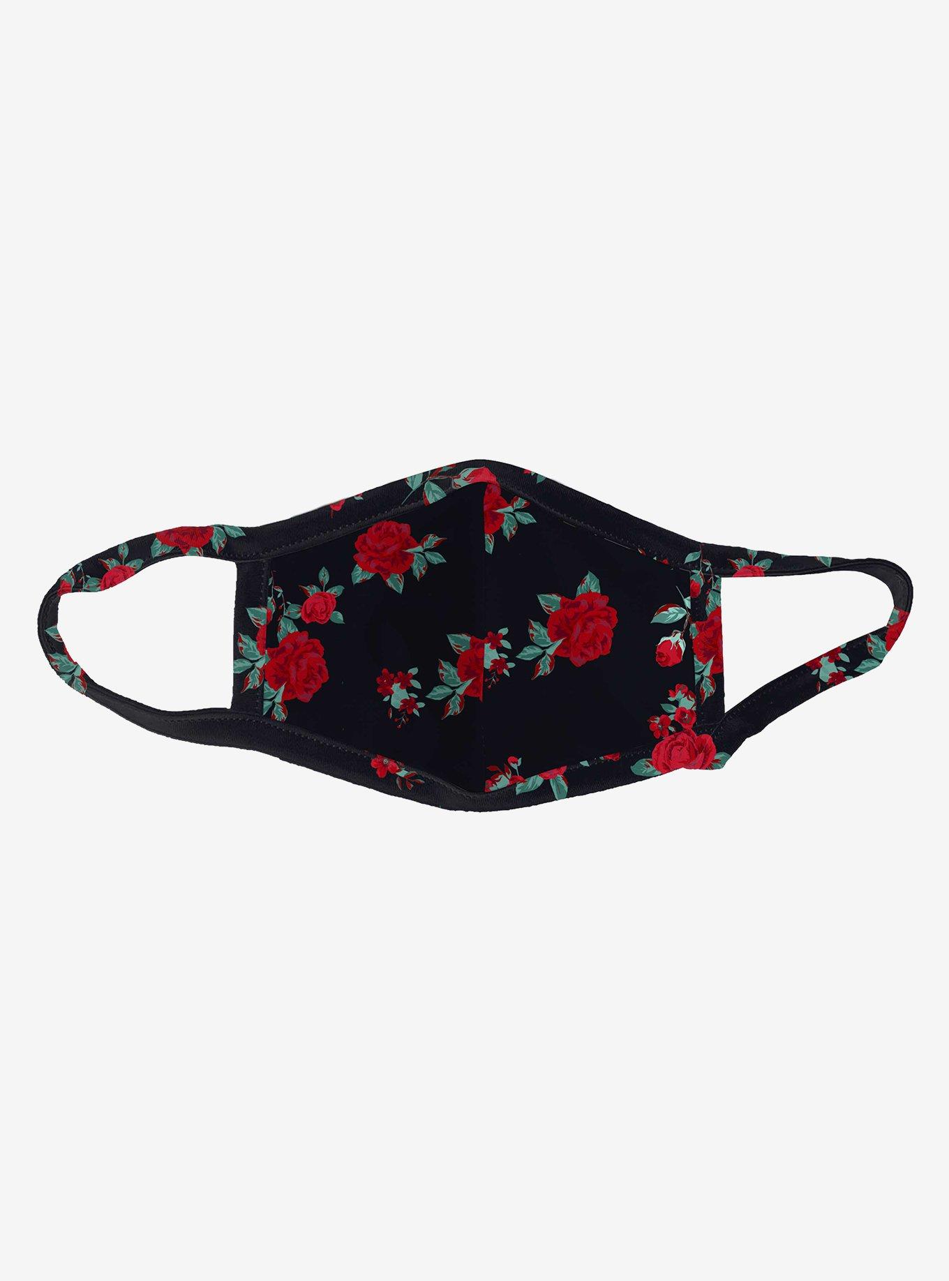 Red Roses Fashion Face Mask | Hot Topic