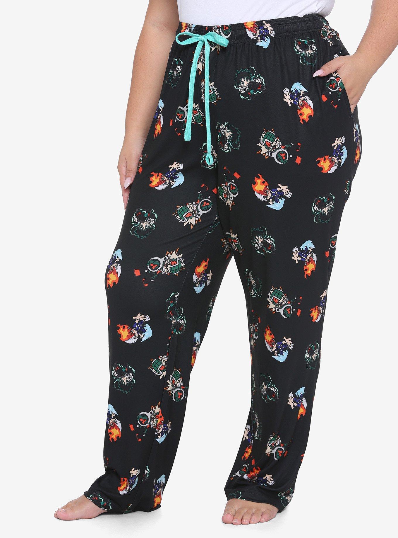 My Hero Academia Chibi Heroes Girls Pajama Pants Plus Size | Hot Topic